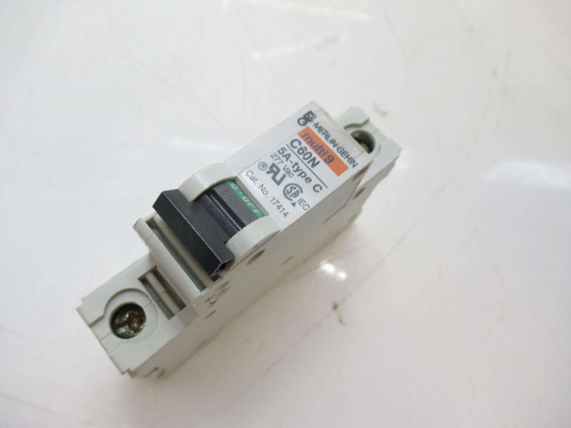 17414 MERLIN Gerin MULTI9 C60N 5A TYPE C 277Vac Circuit Breaker - PCM SURPLUS WORLD